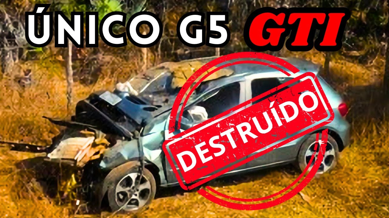 DESTRUÍRAM O ÚNICO GOL G5 GTI // 1.4 TSI - YouTube