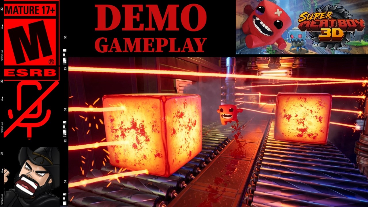 SUPER MEAT BOY 3D by Team Meat - Full Demo - ALL BANDAGES (NO ...