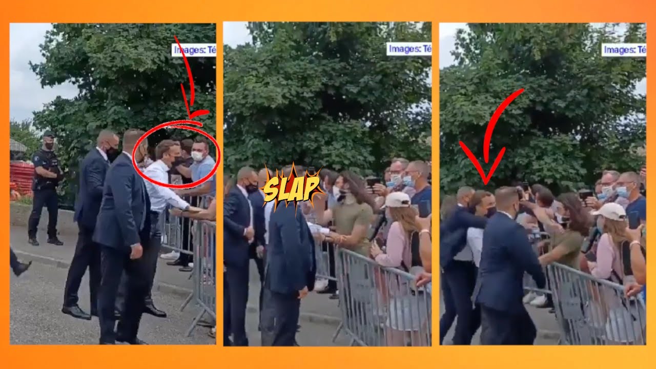 Macron slap meme - YouTube