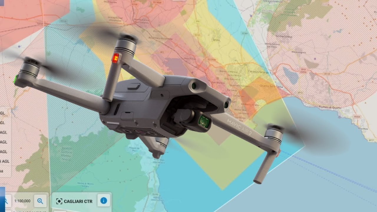 DRONI E SPAZI DI VOLO | COME LEGGERE LE MAPPE D-FLIGHT - YouTube