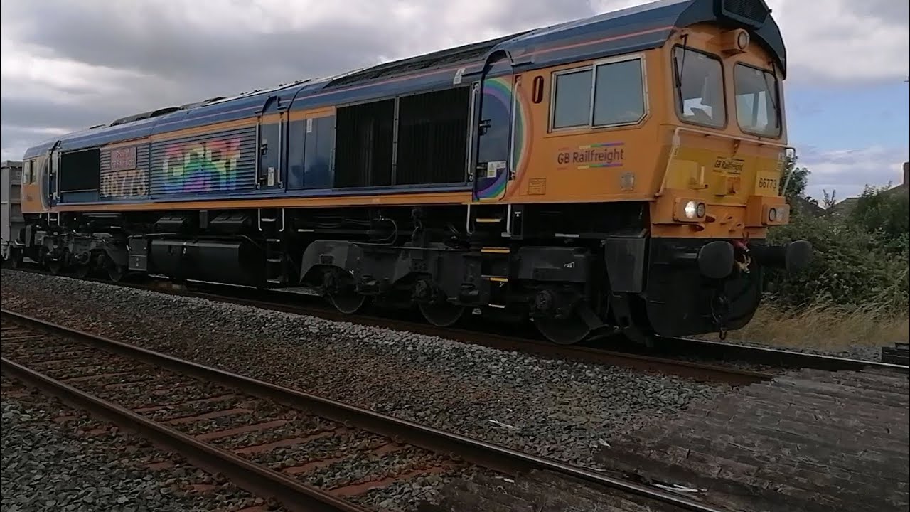 03/08/22 - GBRf Class 66 - 66773 - Llandudno JN TC Gbrf to ...