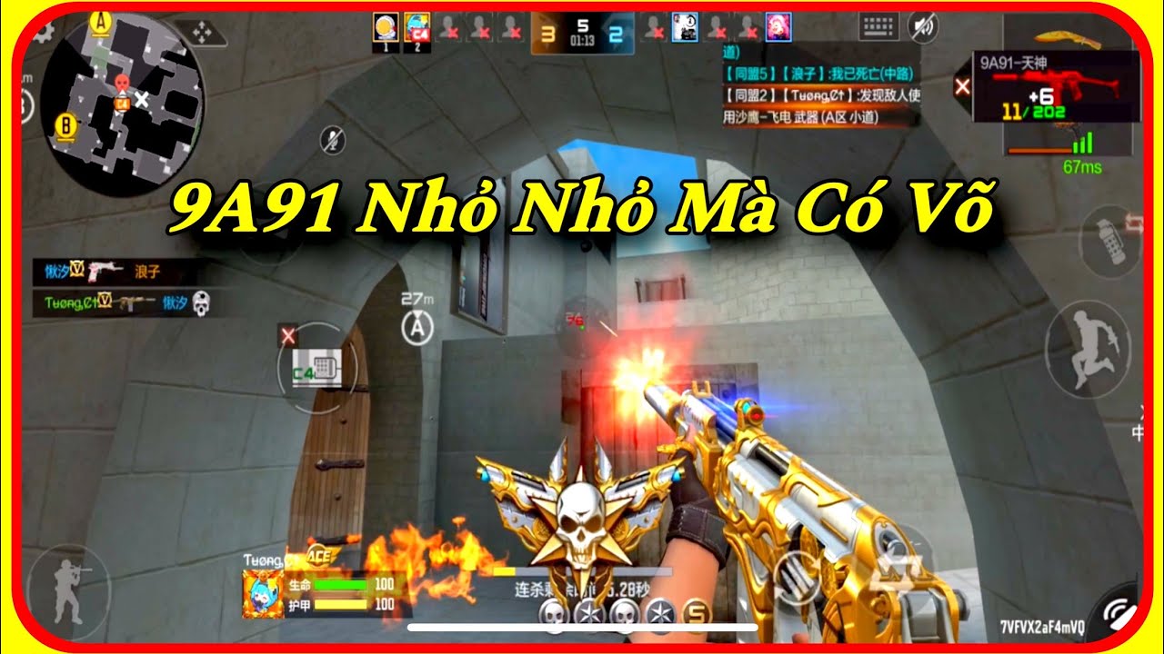 CF Mobile | 9A91-VIP Hàng Free Nhỏ Nhỏ Mà Có Võ Bắn Dính Phết Chứ Đừng Đùa | Tường CT - YouTube