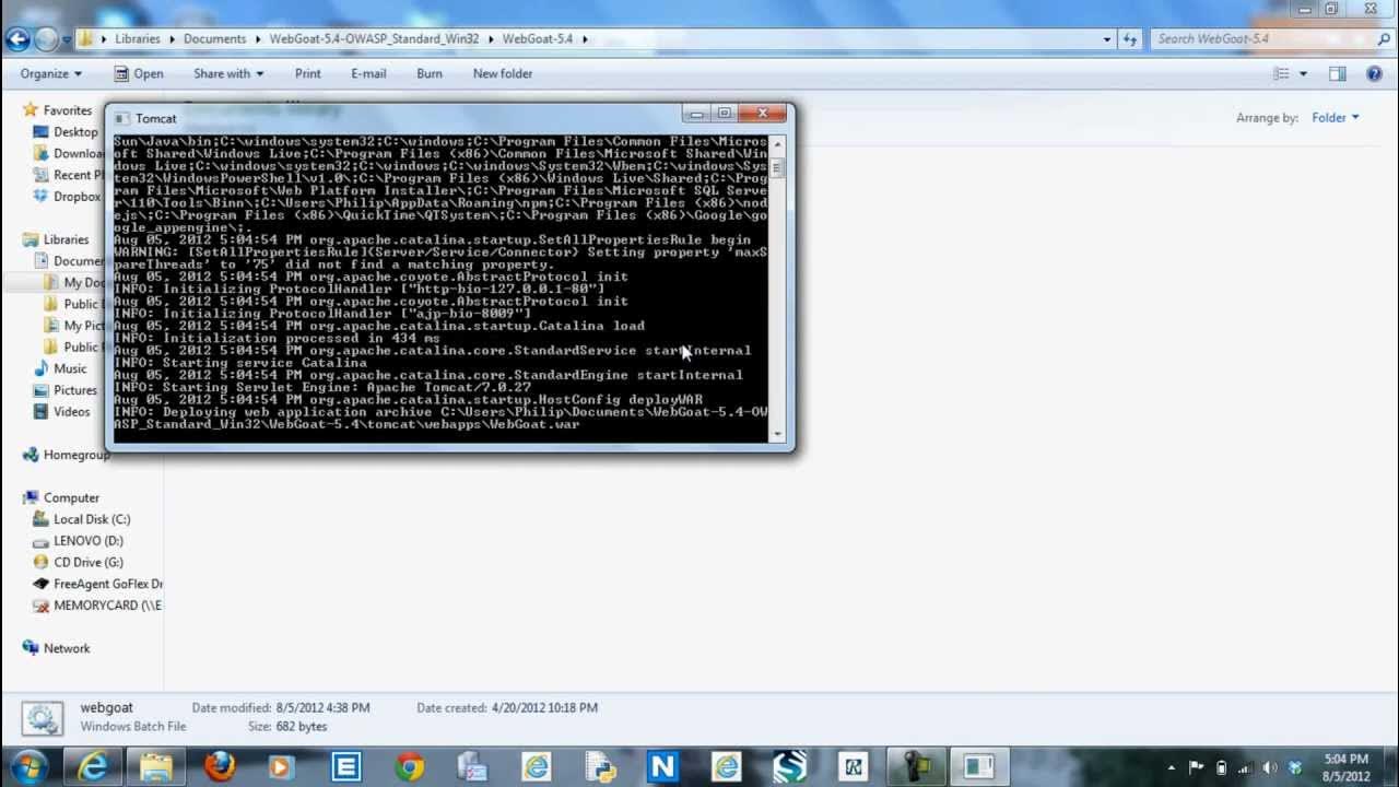 WebGoat tutorial - YouTube