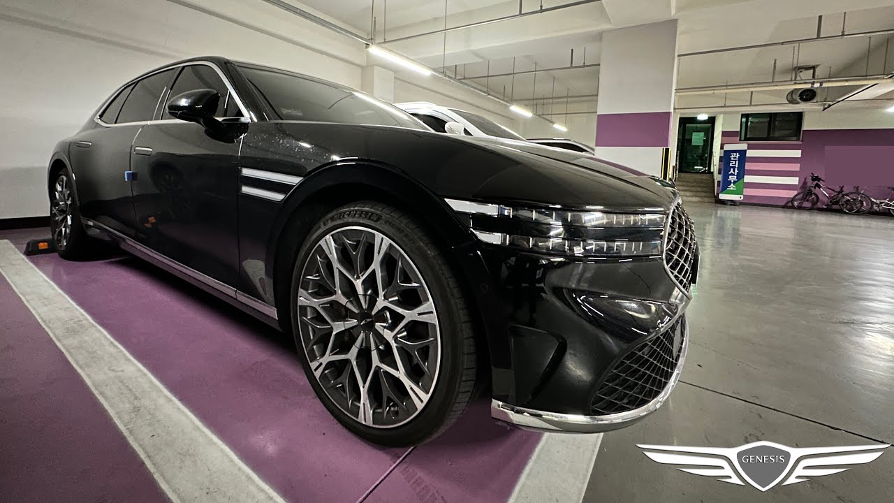 제네시스 G90 23년식 21인치 휠 실물! 무조건 대박난다.. - YouTube