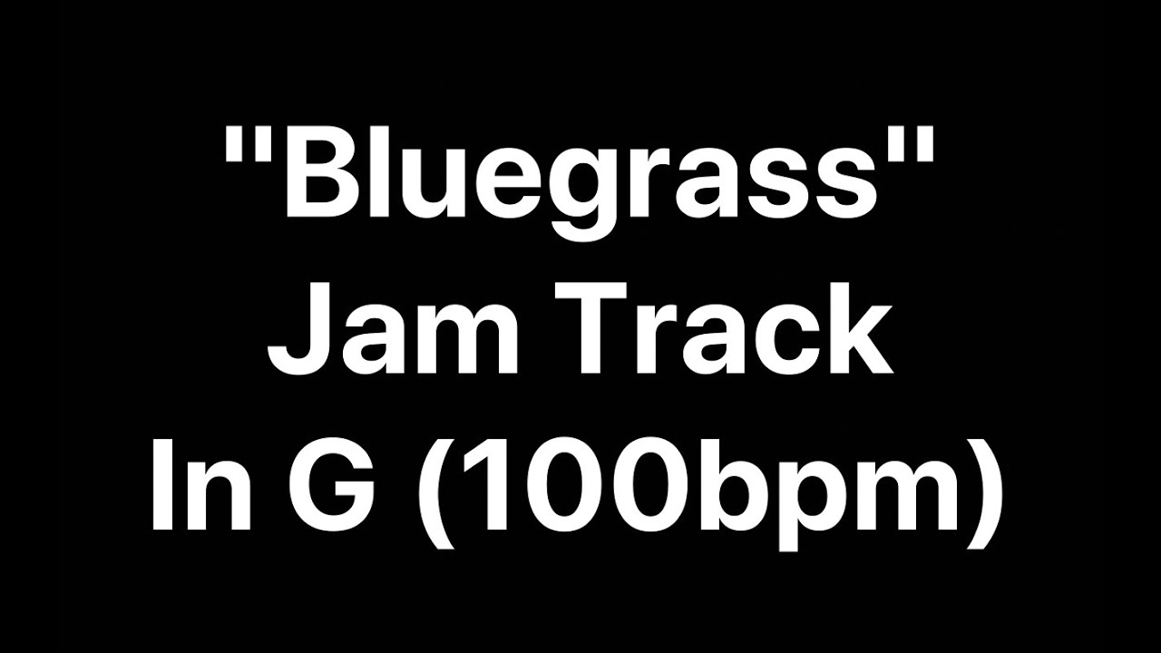 "Bluegrass" (Country) Jam Track in G 100bpm | Tom Strahle | Easy Guitar ...