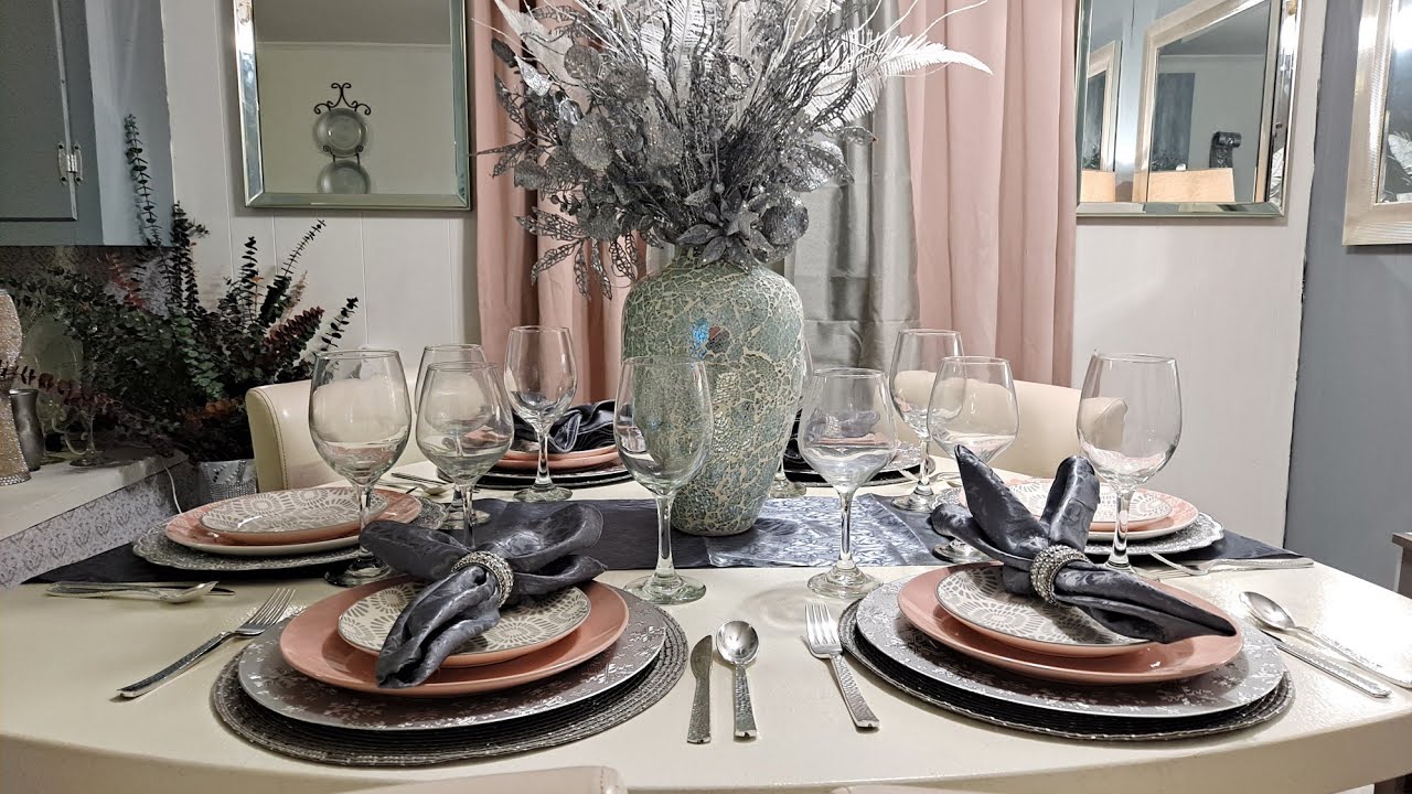 The Queen 💎BEST Soft Glam Thanksgiving Tablescape ~ Non-traditional ...