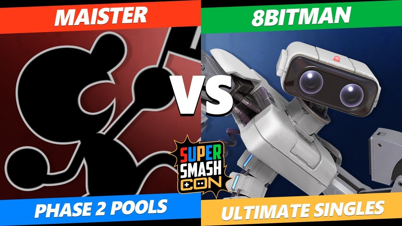 SSC 2019 SSBU - Maister (Game & Watch) Vs. 8BitMan (ROB) Smash Ultimate ...