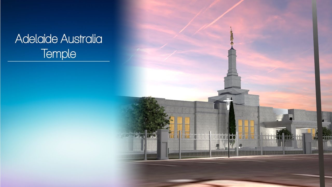 Adelaide Australia Temple (Dusk) - YouTube