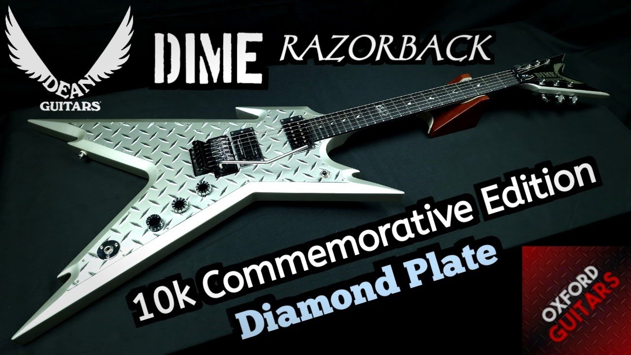 Dean Dime Razorback 10K Commemorative Edition Diamond Plate Dimebag ...