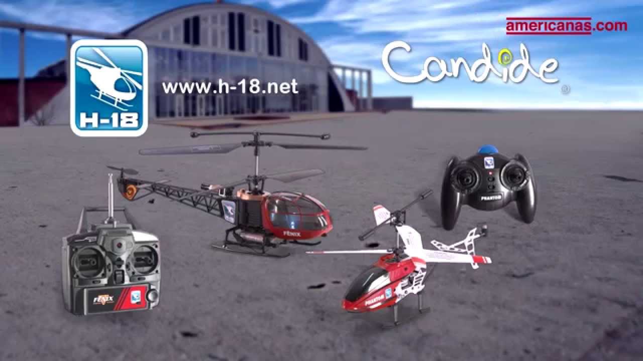 Helicóptero H-18 Phantom com Rádio Controle 3 Canais - Candide ...