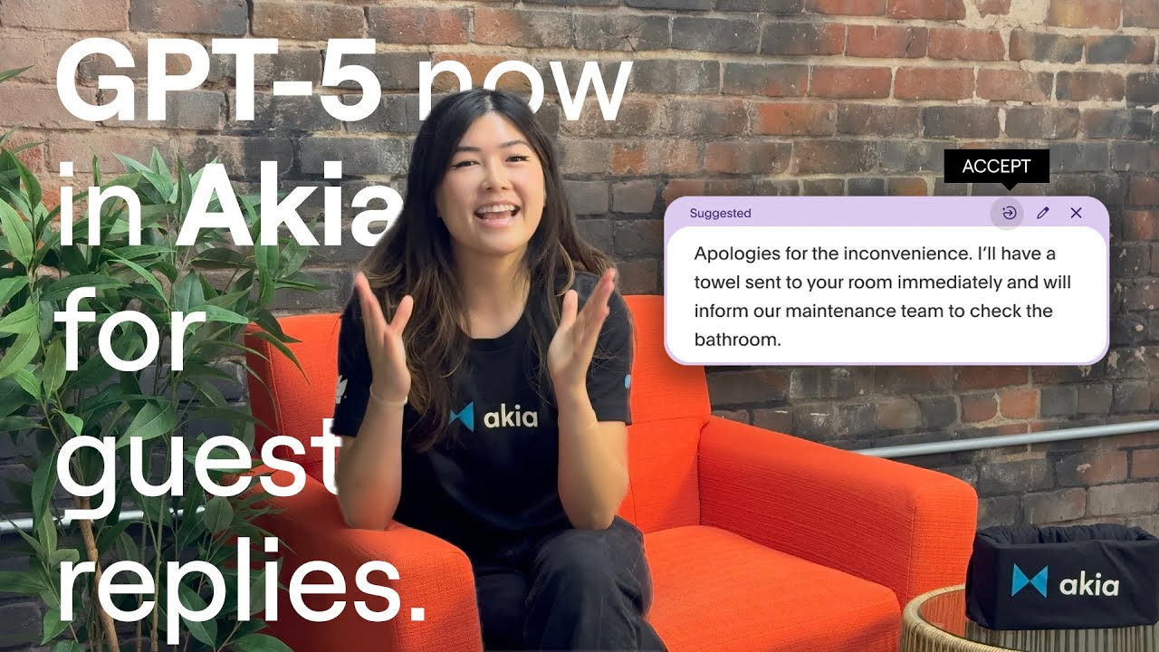 Akia | Respond to guests with GPT-5 - YouTube