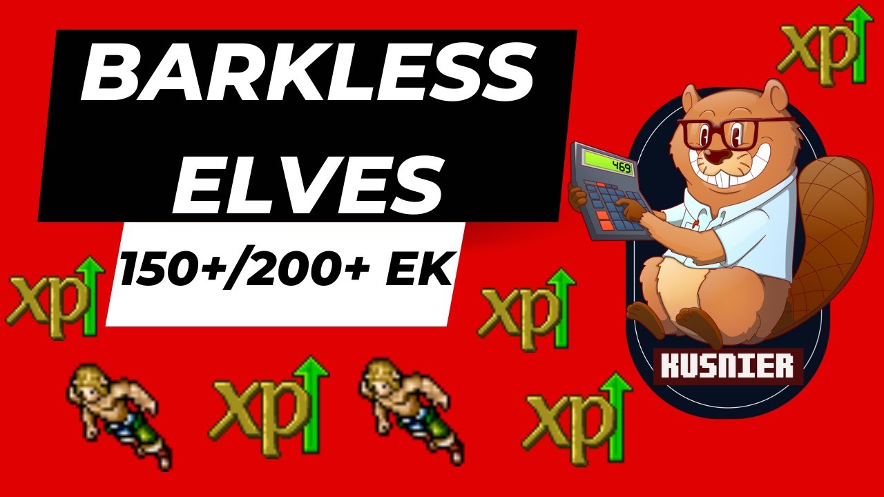 Barkless Elves | 2.2 kk/h raw | 150+ Knight / 200+ Knight | Tibia - YouTube
