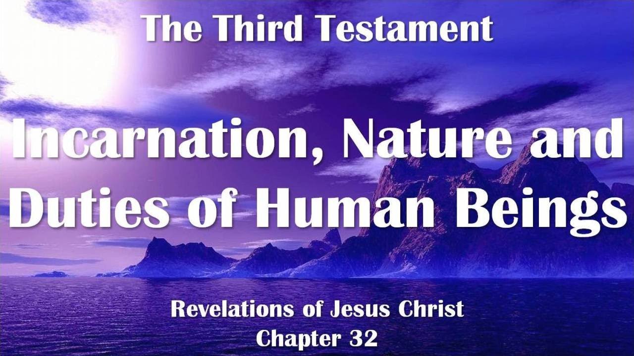 Incarnation, Nature & Duties of human Beings... Jesus explains ️ The ...