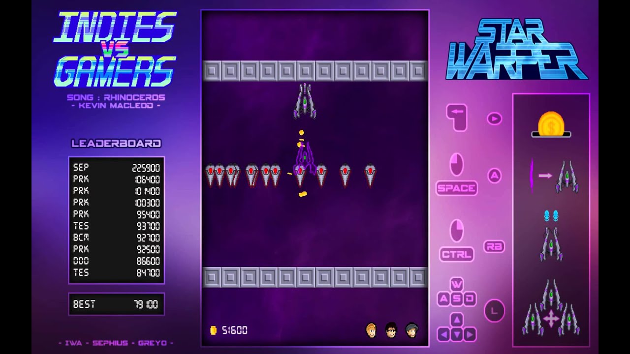 TOMYSSHADOW Plays - Star Warper Gameplay (No Commentary) - YouTube