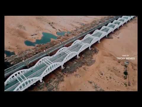 KOLLIDAM BRIDGE - TRICHY - AERIAL VIEW - YouTube