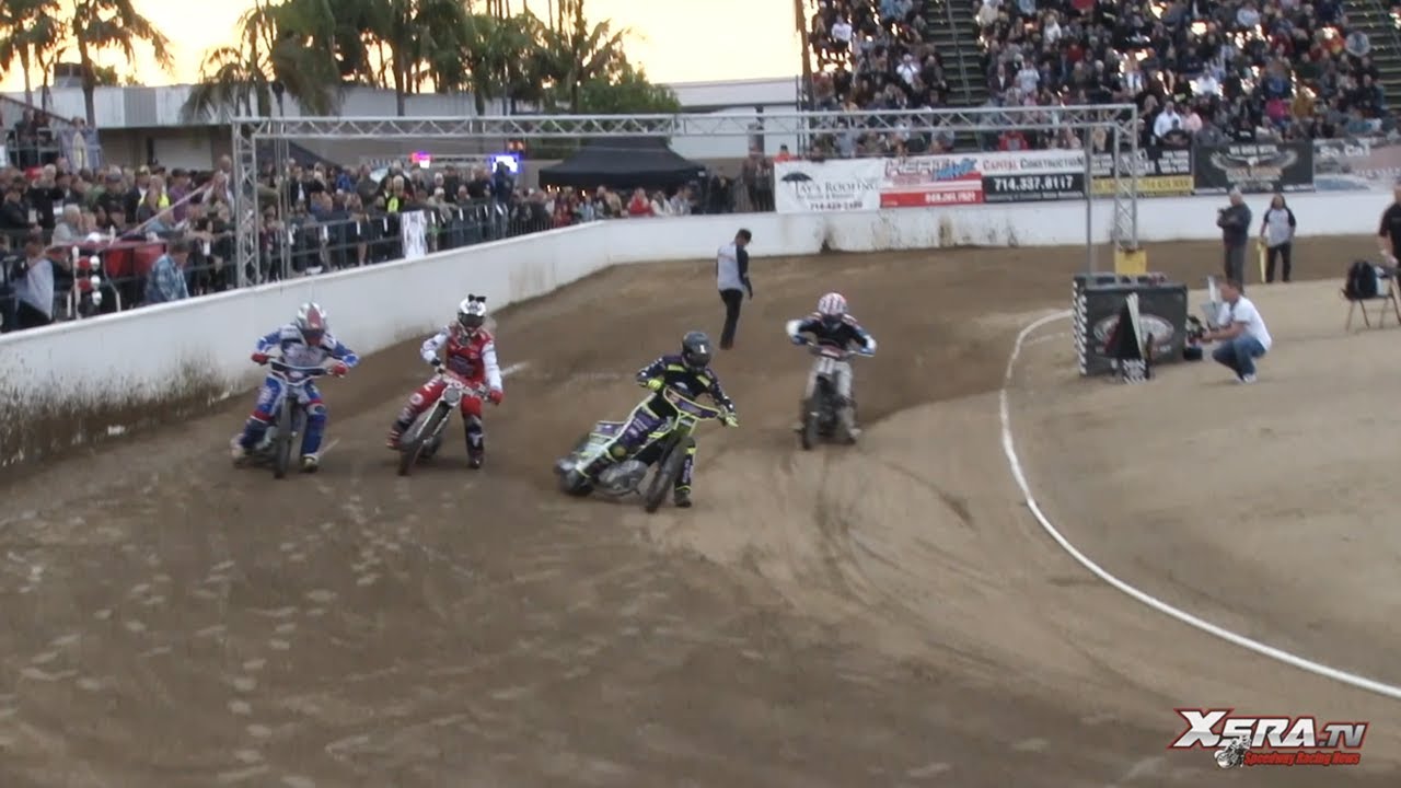 Max Ruml takes Race 1 - Jack Milne Cup @ Costa Mesa Speedway - YouTube