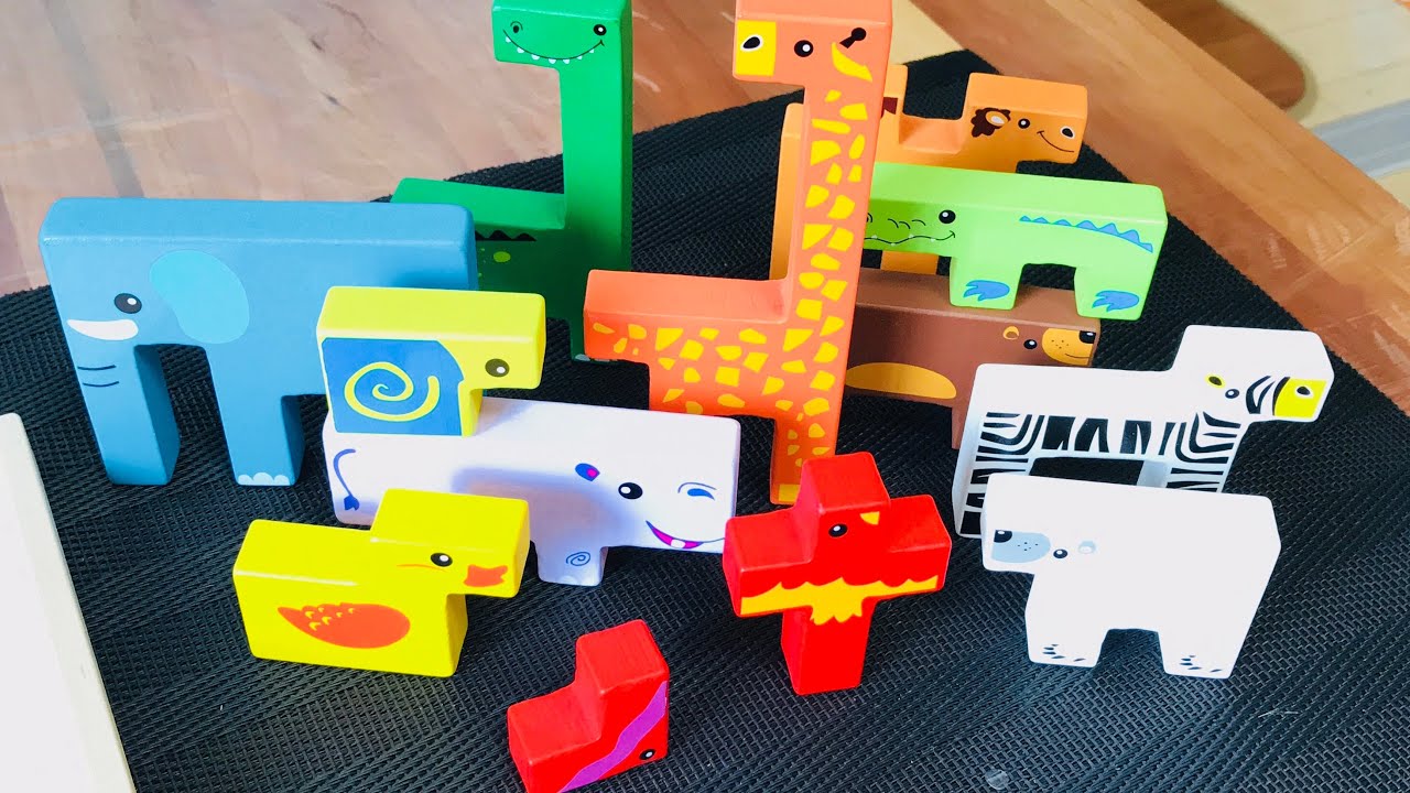 puzzle animals for kids The animal color leaning Tetris creative puzzle ...