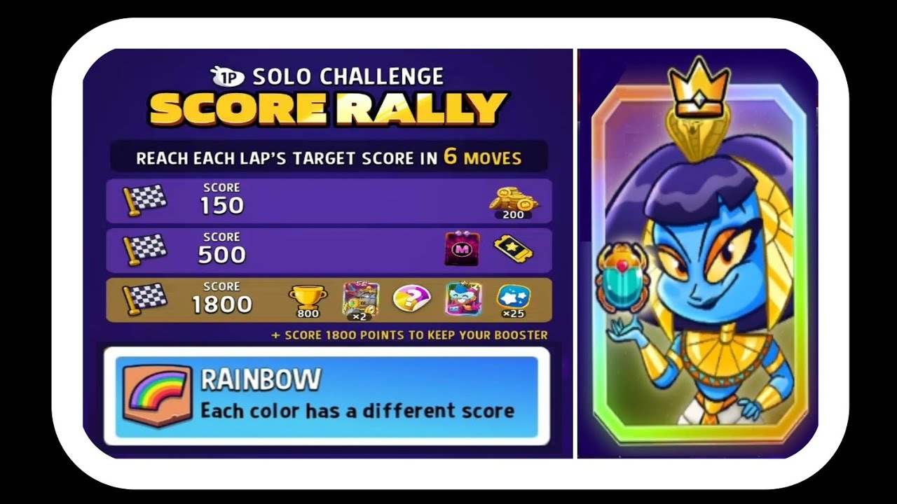 LATEST Match Masters SOLO CHALLENGE Score Rally (RAINBOW) - Cleo ...