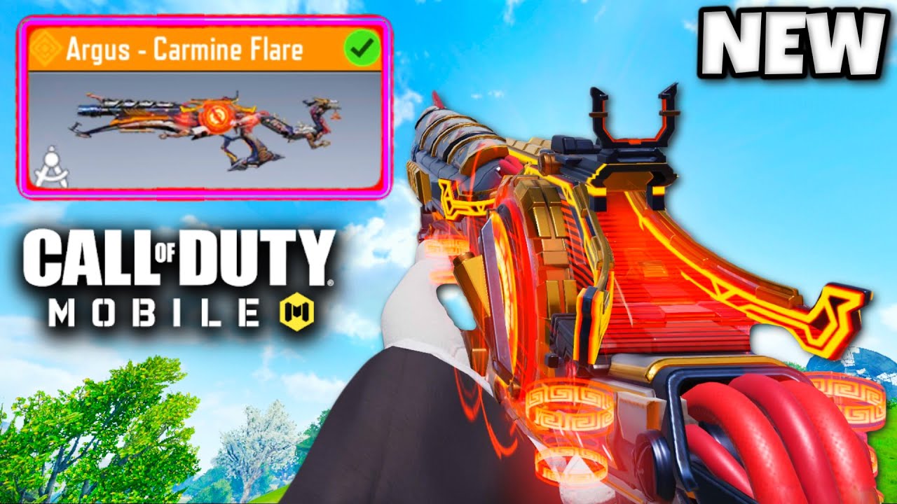 *NEW* LEGENDARY ARGUS - CARMINE FLARE 😍 (COD MOBILE) - YouTube