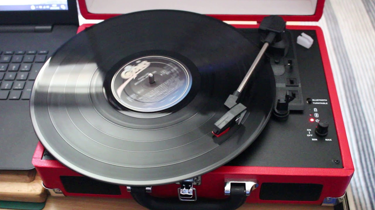 Intempo record player (briefcase) - YouTube