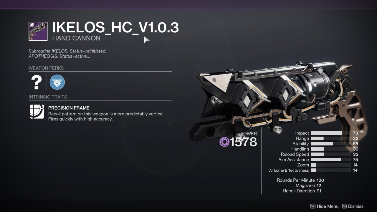HOW TO GET IKELOS HC V1.0.3 - DESTINY 2 - YouTube