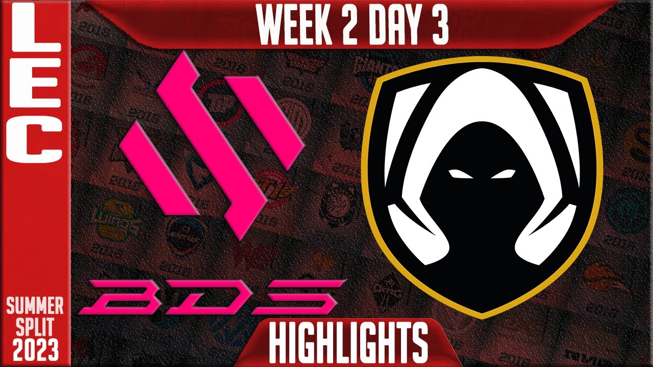 BDS vs TH Highlights | LEC Summer 2023 W2D3 | Team BDS vs Team Heretics ...