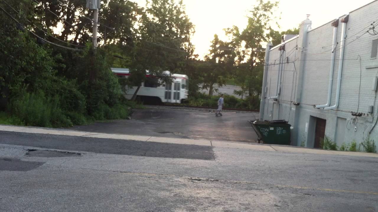 Hit by the trolley in The Pit - YouTube