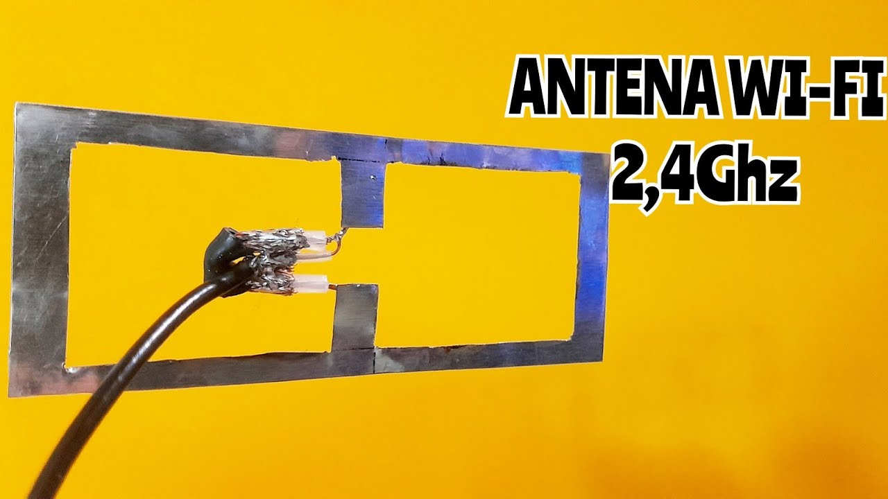 antena caser para MODEM WIFI 2,4 GHz - YouTube
