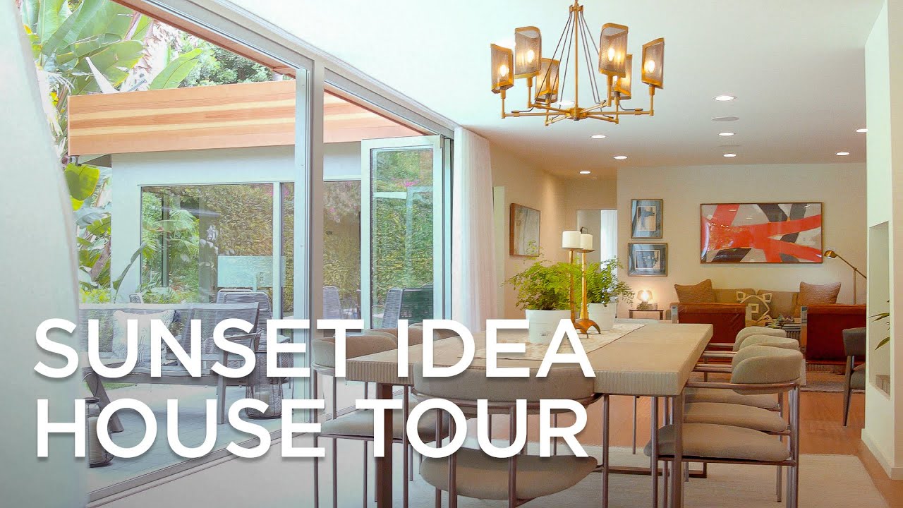 Sunset Idea House Tour Beverly Hills 2018 - Lamps Plus - YouTube