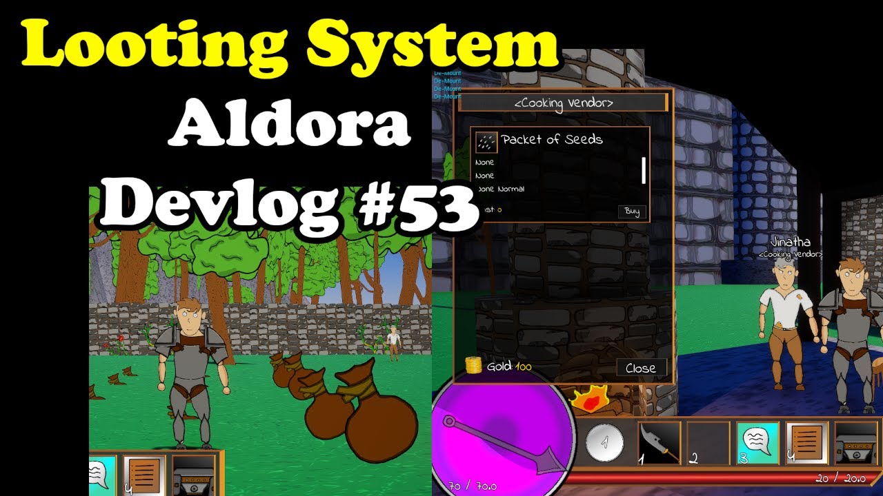 Looting System Updates - Aldora Game Devlog #53 - YouTube