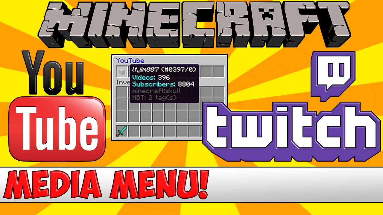 Minecraft Plugin Tutorial - Media Menu - YouTube