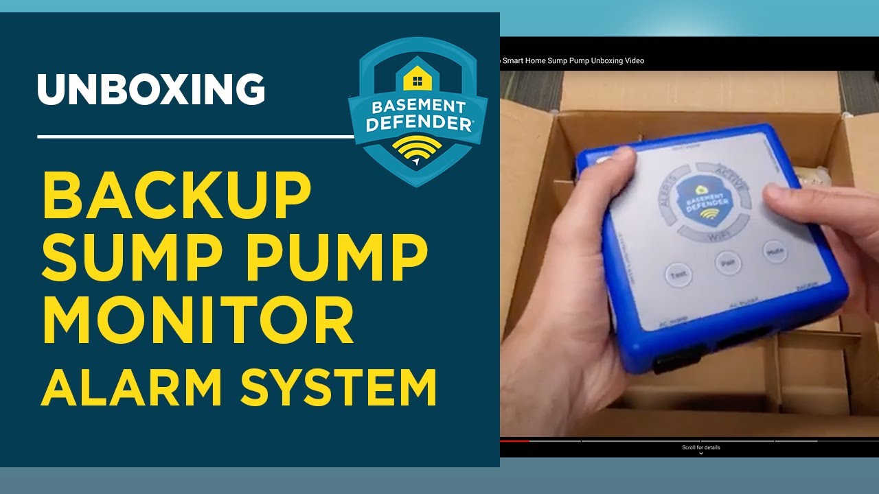 Unboxing Videos: Basement Defender's Sump Pump Alarm System - YouTube