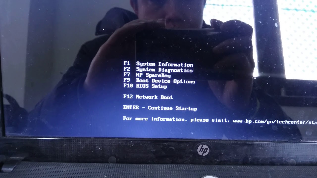 How to reset bios in HP probook - YouTube