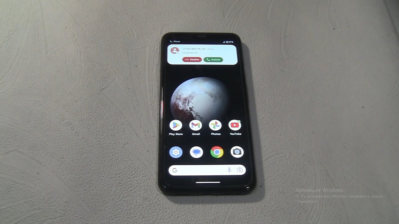 Google Pixel 4 Incoming call - YouTube