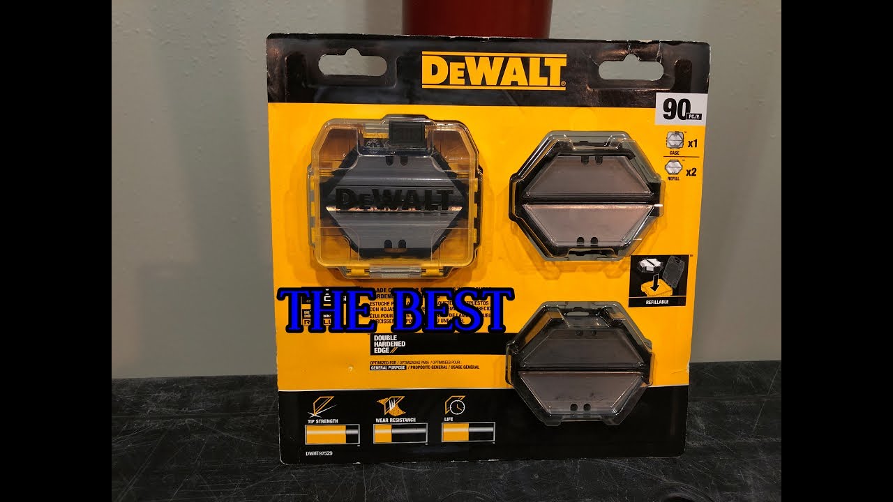 DEWALT Made the Best Utility Knife Blade Cases!!! FINALLY!!! - YouTube