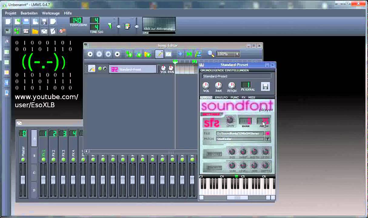 Inside LMMS Teil 11 - PatMan und SF2-Player - YouTube
