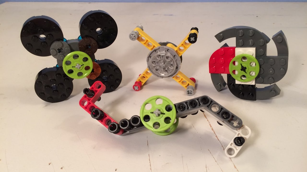 4 fun DIY lego Fidget Spinners!! - YouTube