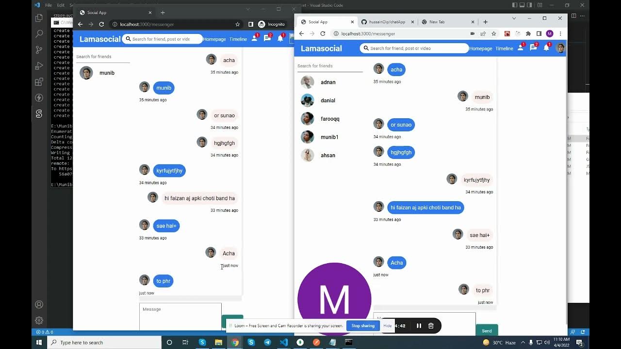 chat app using mern stack - YouTube