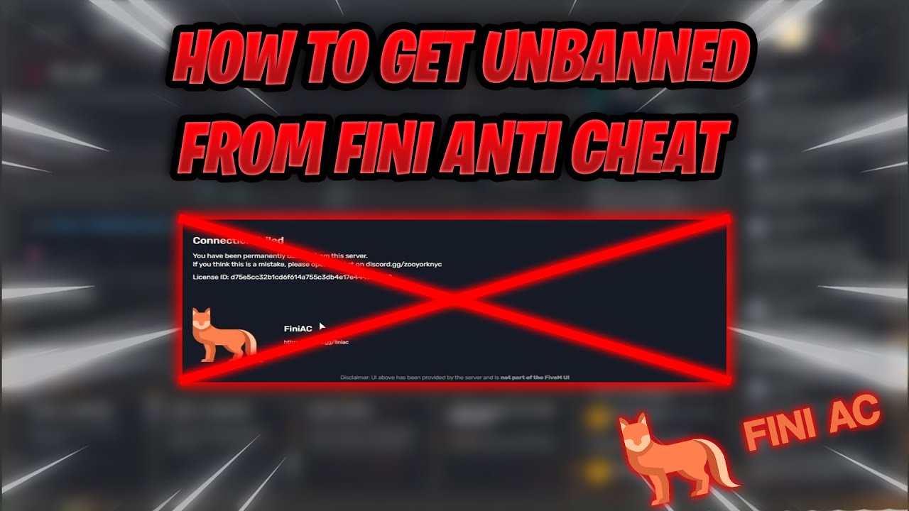 How To Bypass Fini AC Ban FiveM | All Servers | Global Ban - YouTube