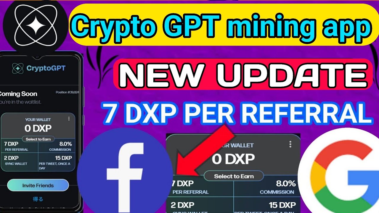 Cryptogpt mining app | crypto gpt coin network update| gpt crypto currency - YouTube