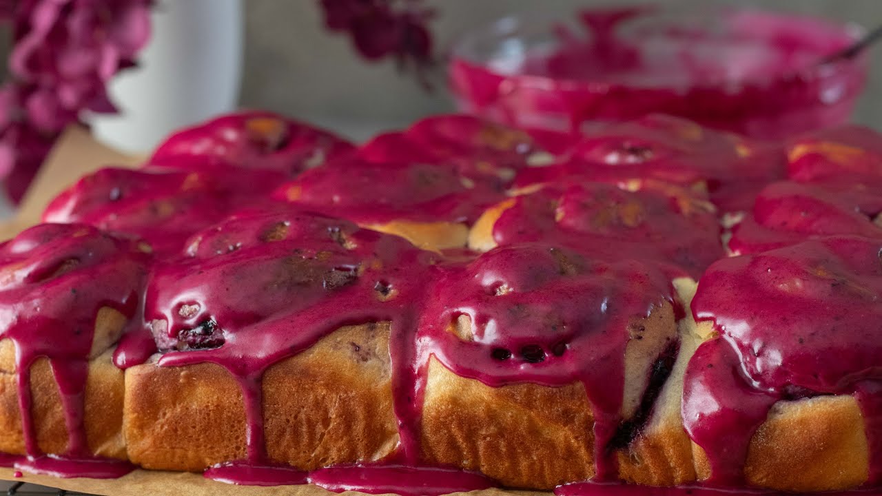 Soft and Fluffy Blueberry Rolls | Blueberry Rolls Recipe - YouTube