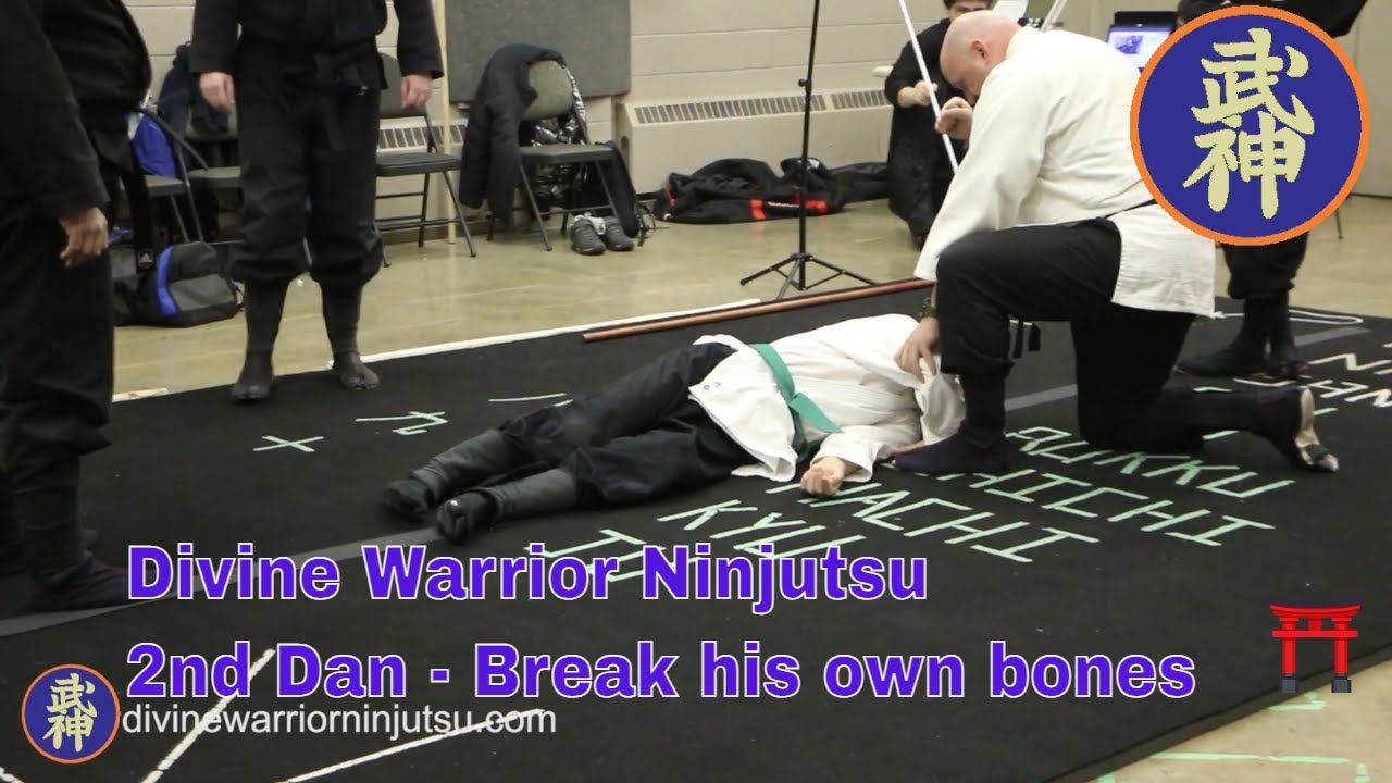 Ninjutsu, 2nd Dan - 169 - Break his own bones - YouTube