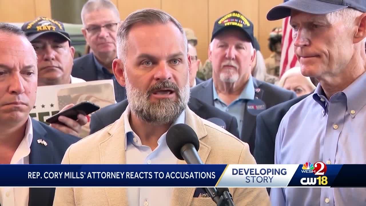 Cory Mills' attorney speaks on ex's accusations - YouTube