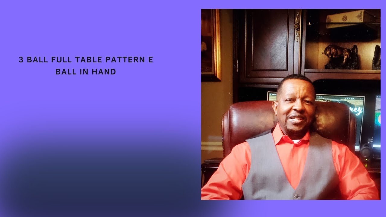 3 ball full table pattern 1a - YouTube