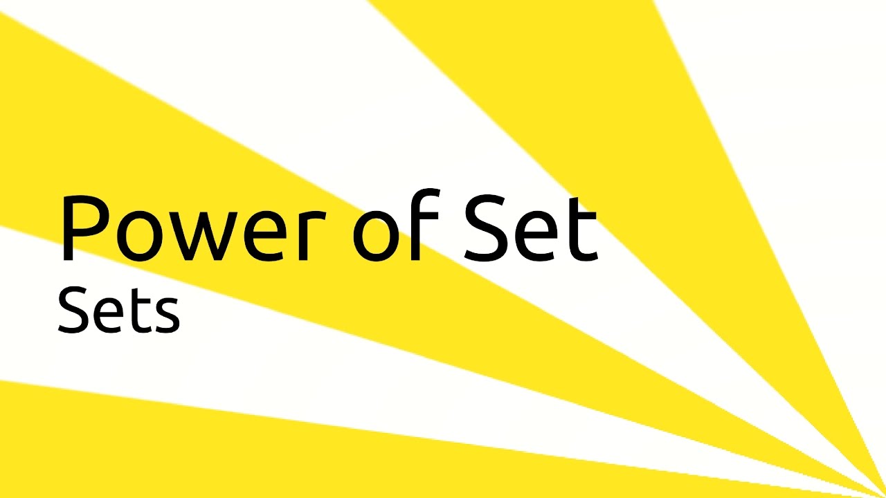 Learn Power of Set | Set, Function, Relationship & Venn Diagram | CA ...
