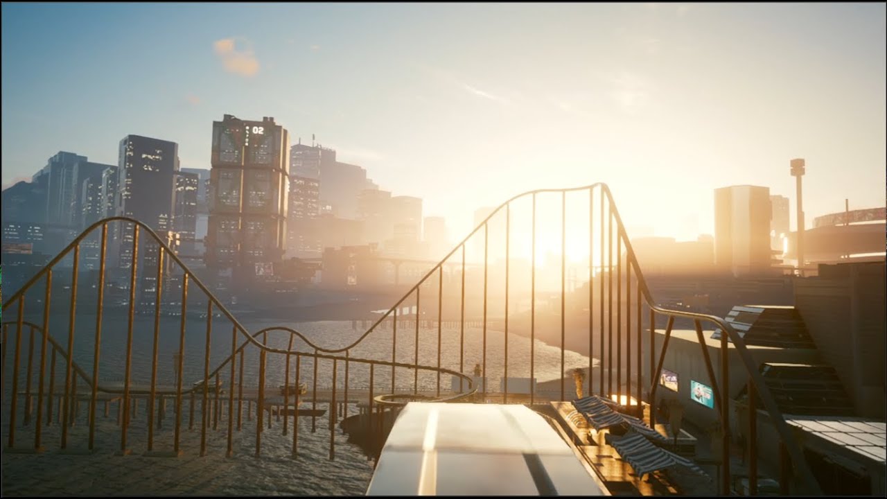 Cyberpunk 2077: Roller Coaster - YouTube