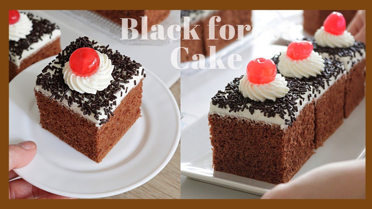 เค้กถาด เค้กแบล็คฟอเรสต์ เค้กช็อกโกแลต เนื้อฟู นุ่ม แช่เย็นยิ่งนุ่ม ...