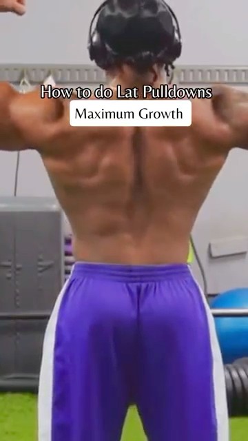 how to grow your back with lat pulldowns - YouTube