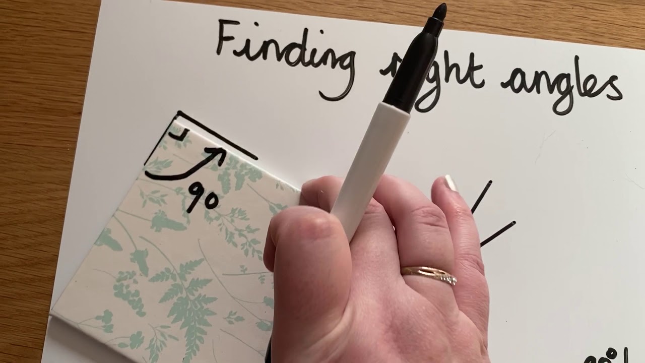 Understanding and identifying right angles - YouTube