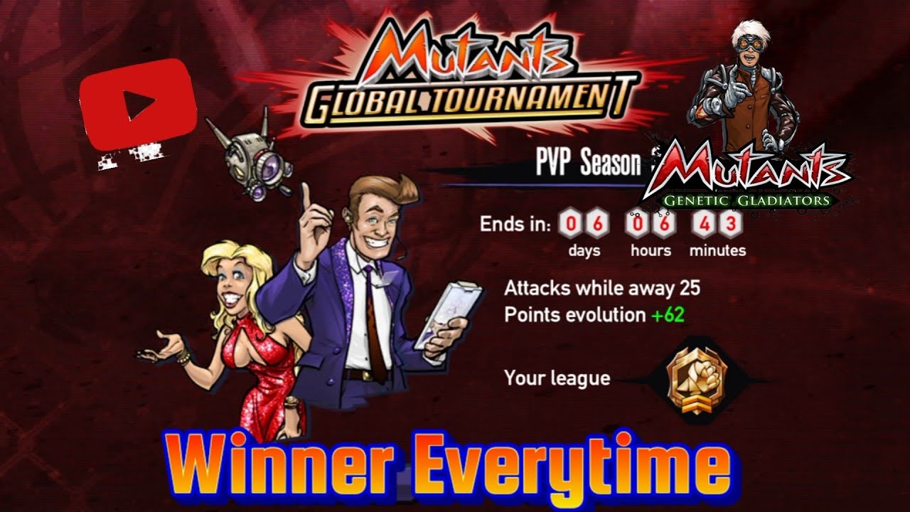 Mutant Genetic Gladiator Winner Everytime - YouTube